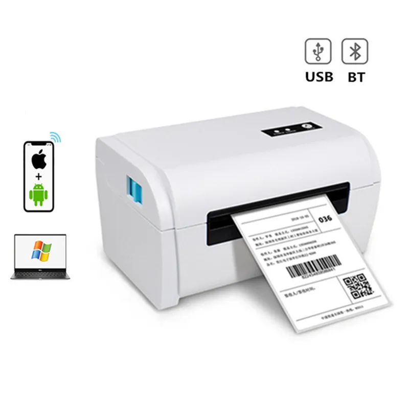 4 Inch Shipping Label Maker Express Waybill Price Sticker Usb Bluetooth ...