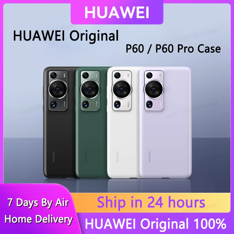 Original-Huawei-P60-Huawei-P60-Pro-Liquid-Silicone-Case-Deformable-Resistant-Fiber-Lining ...