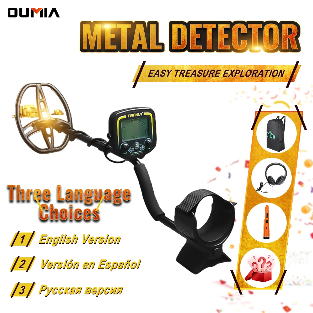 TX850 Metal Detector Underground Professional Depth 2.5m Search Finder ...