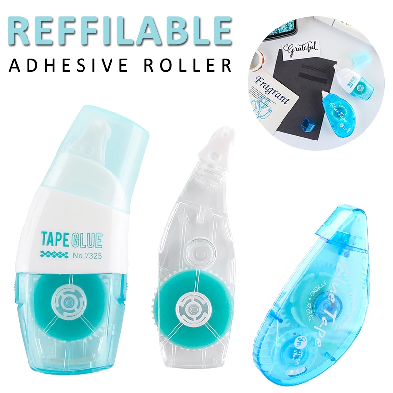 Replaceable Dots Repositionable Tape Runner/Permanent Adhesive Roller ...
