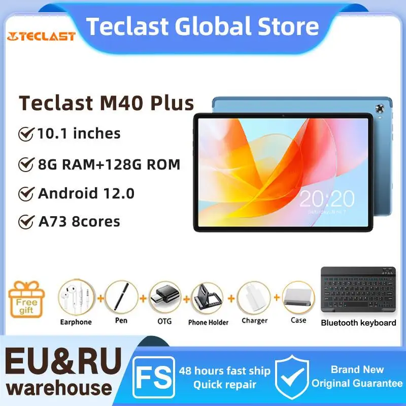 Teclast-M40-Plus-Android-12-Tablet-10-1-IPS-1920x1200-8GB-RAM-128GB-ROM ...