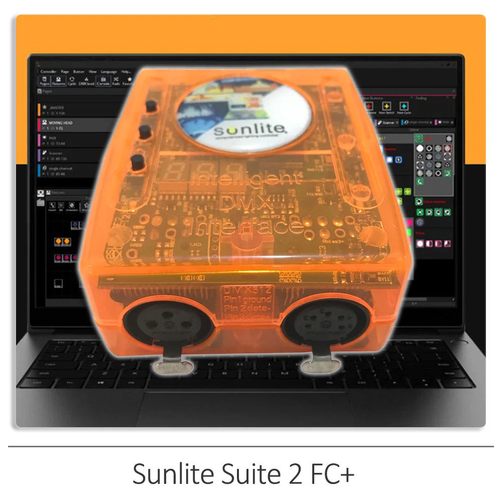 DMX-Sunlite-Suite-2-FC-para-iluminaci-n-de-escenario-dispositivo-de ...