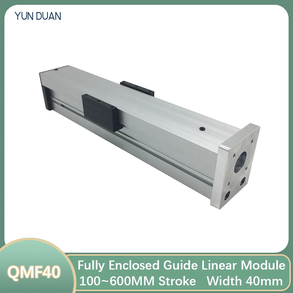 XYZ Mini Fully Enclosed Linear Rail Module 100 600mm Stroke Ballscrew ...