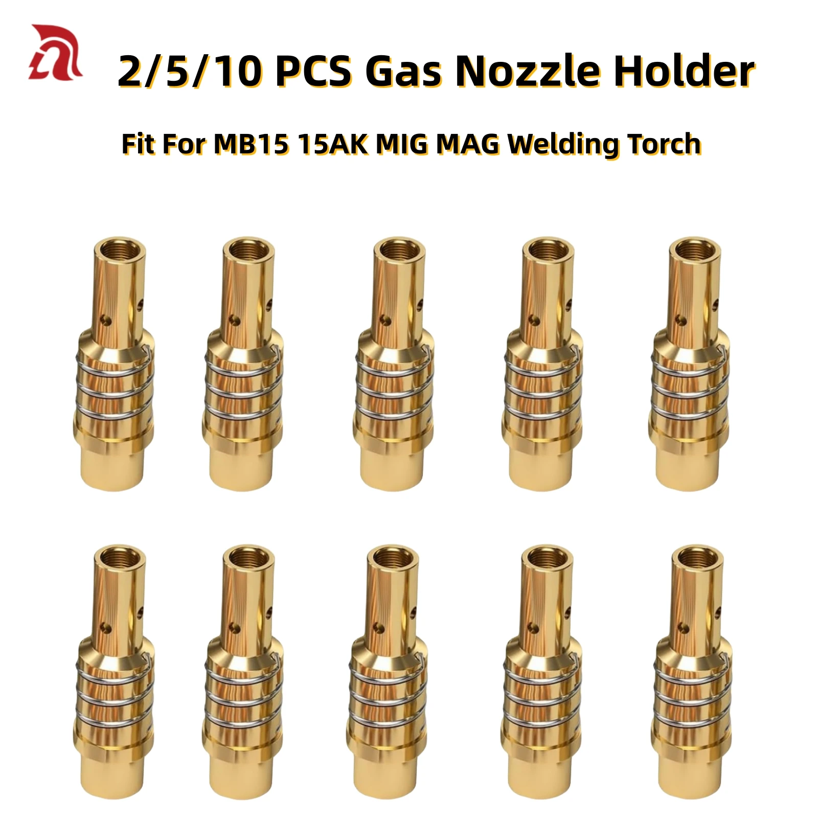2/5/10pk 15AK Gas Nozzle Holder / Gas Diffuser with Nozzle Spring For ...