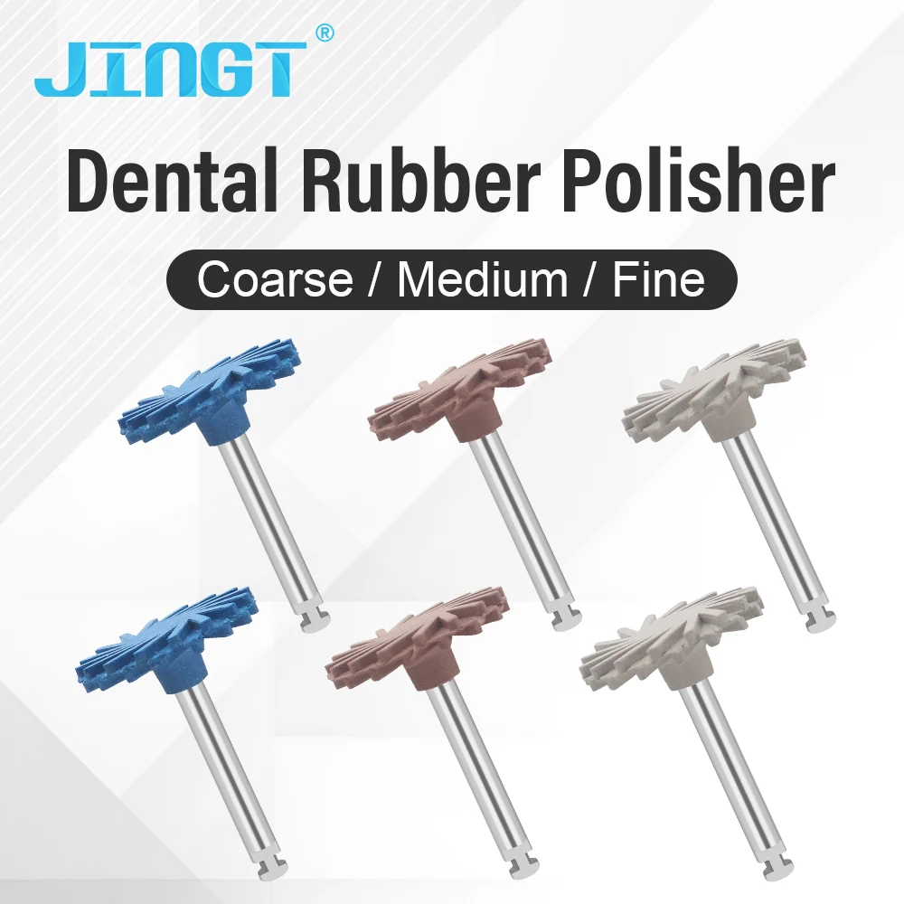 JINGT-6Pcs-Dental-Rubber-Polisher-Composite-Resin-Polishing-Disc ...