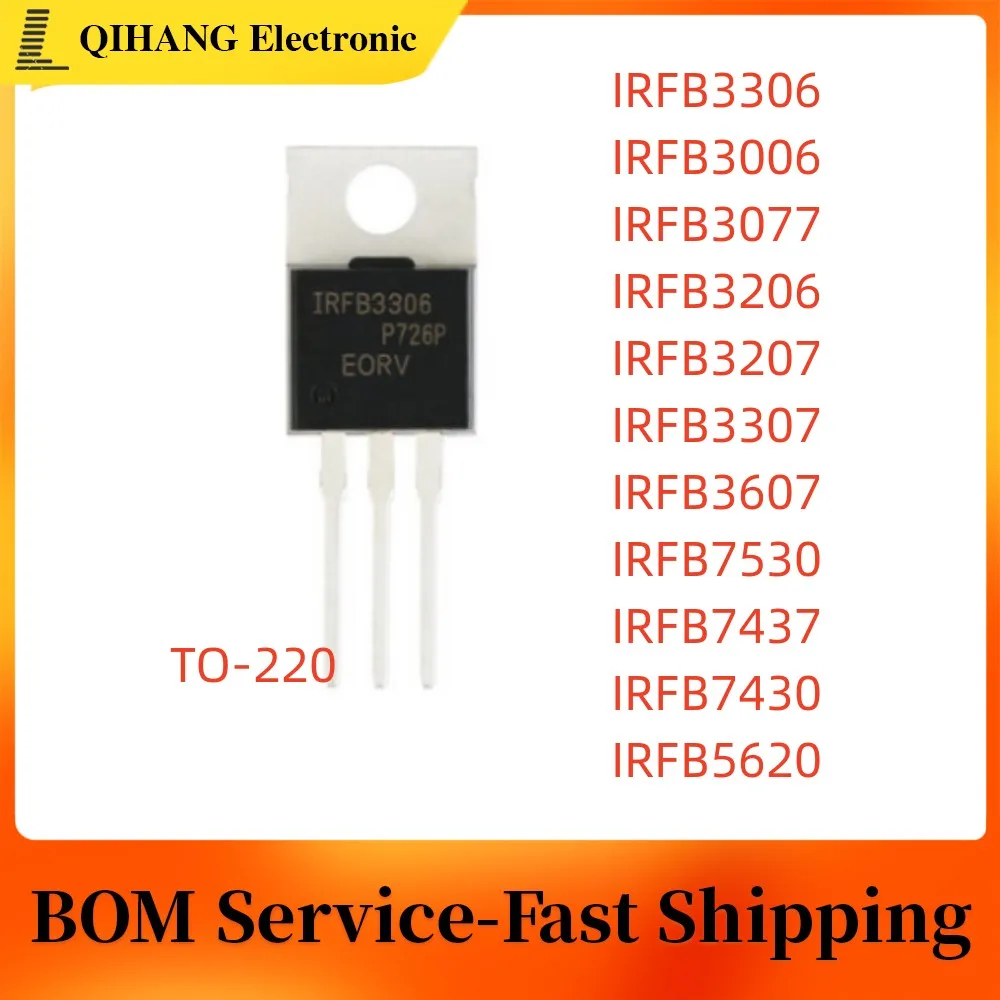 10pcs-IRFB3306-PARA-220-IRFB3306PBF-IRFB3006-IRFB3077-IRFB3206-IRFB3207 ...