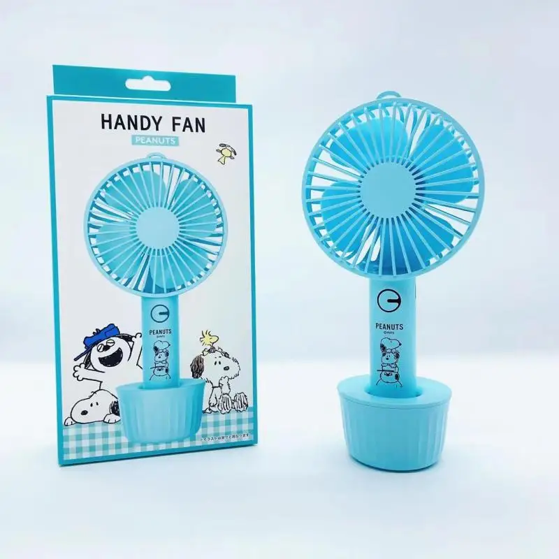 Japan-Snoopy-Blue-Handheld-Portable-Mute-Three-Speed-Fan-Usb ...