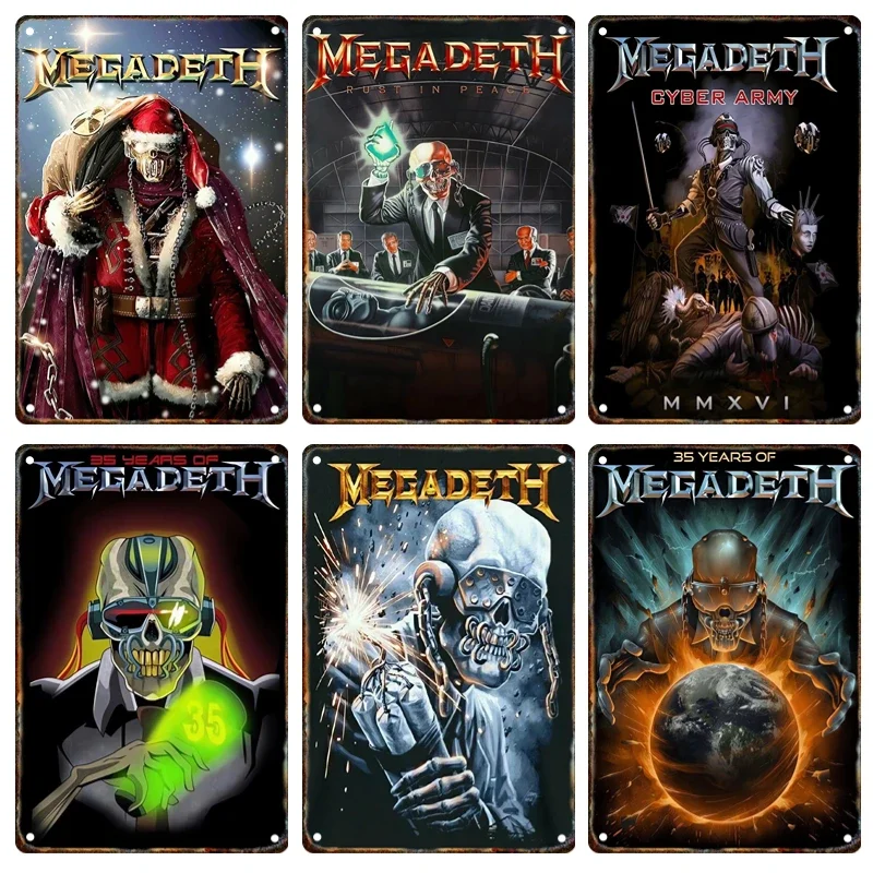 Vintage-Classic-Rock-Band-Metal-Poster-Tin-Sign-Band-Plaque-Bar-Club ...