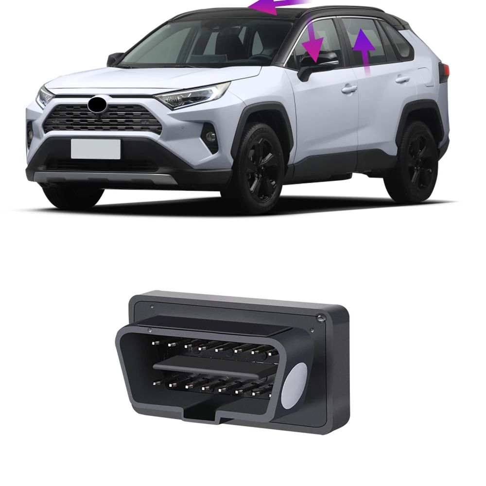 For Toyota Rav4 2020-2022 Car Obdii Auto Power Window Closer Open ...