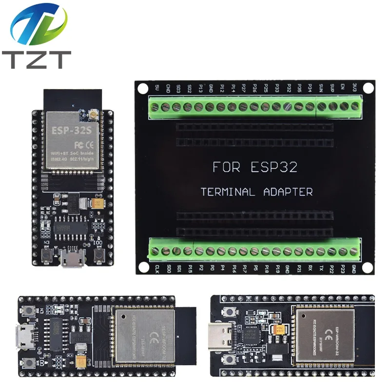 Generic Esp32 Development Board Esp-32s Nodemcu-32s Micro/type-C Wireless Module Wifibluetooth ...