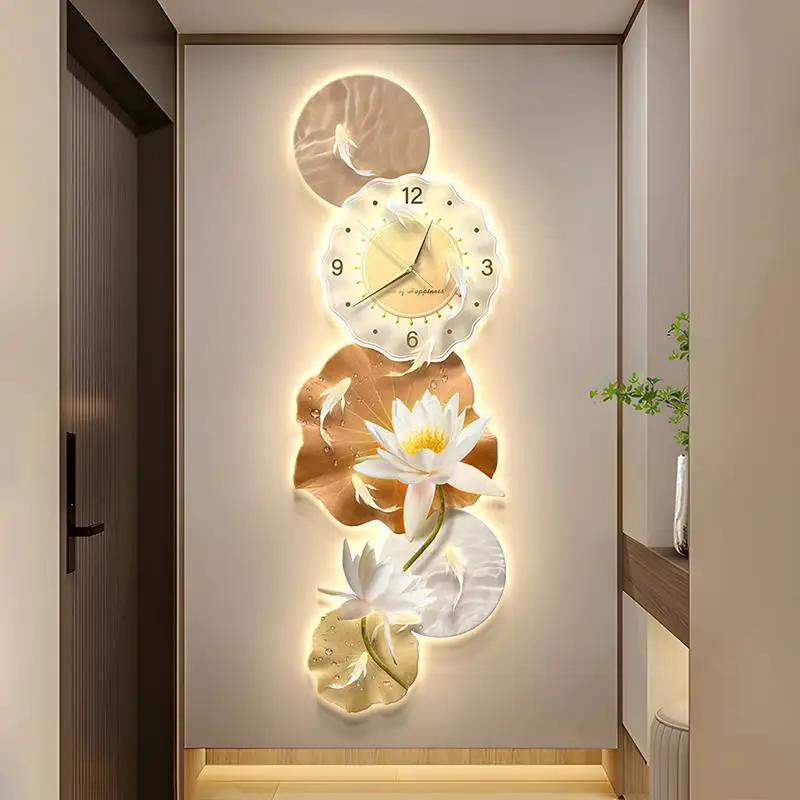 Big-Size-Chinese-Style-Wall-Clocks-Cute-Silent-Art-Mural-Led-Metal-Wall ...