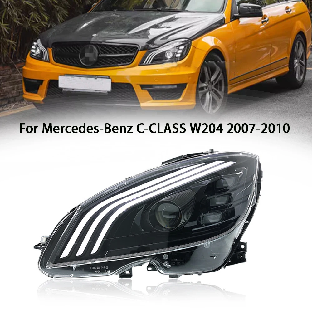 Head-Light-For-2007-2011-Mercedes-Benz-C-Class-W204-Headlight-Assembly ...