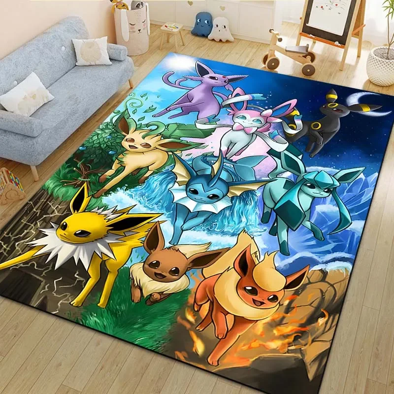 Japanese-Anime-Pokemon-Eevee-Pattern-rug-carpet-for-Living-Room-Bedroom ...
