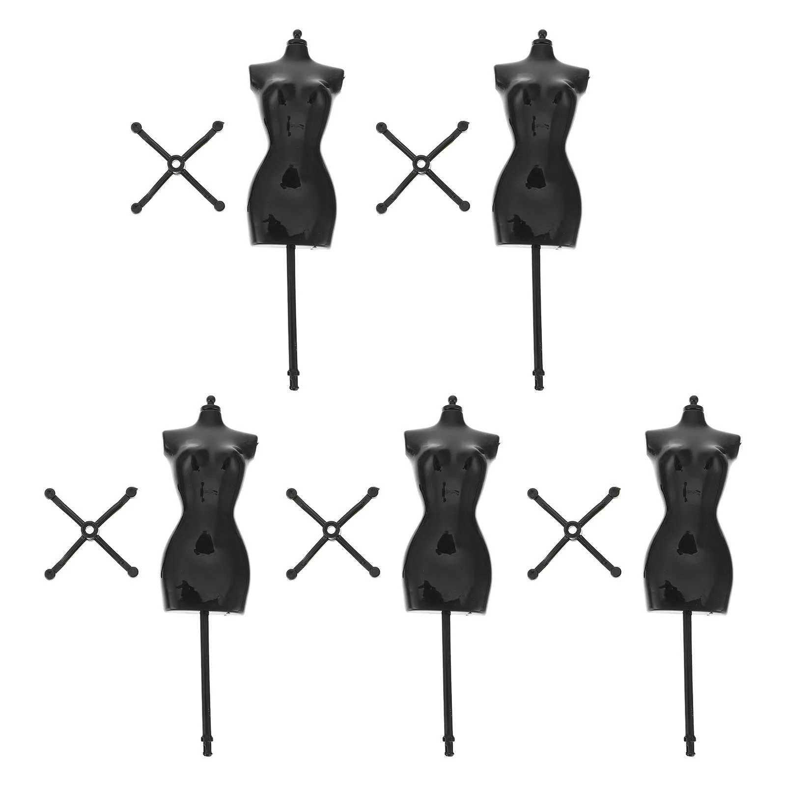 Mannequin Dress Display Stand Torso Form Support Rack Mini Female Model ...