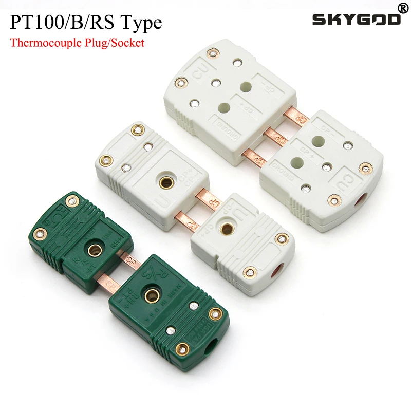 1-5pcs-PT100-Type-B-Type-RS-Type-Thermocouple-Plug-Socket-And-Panel ...