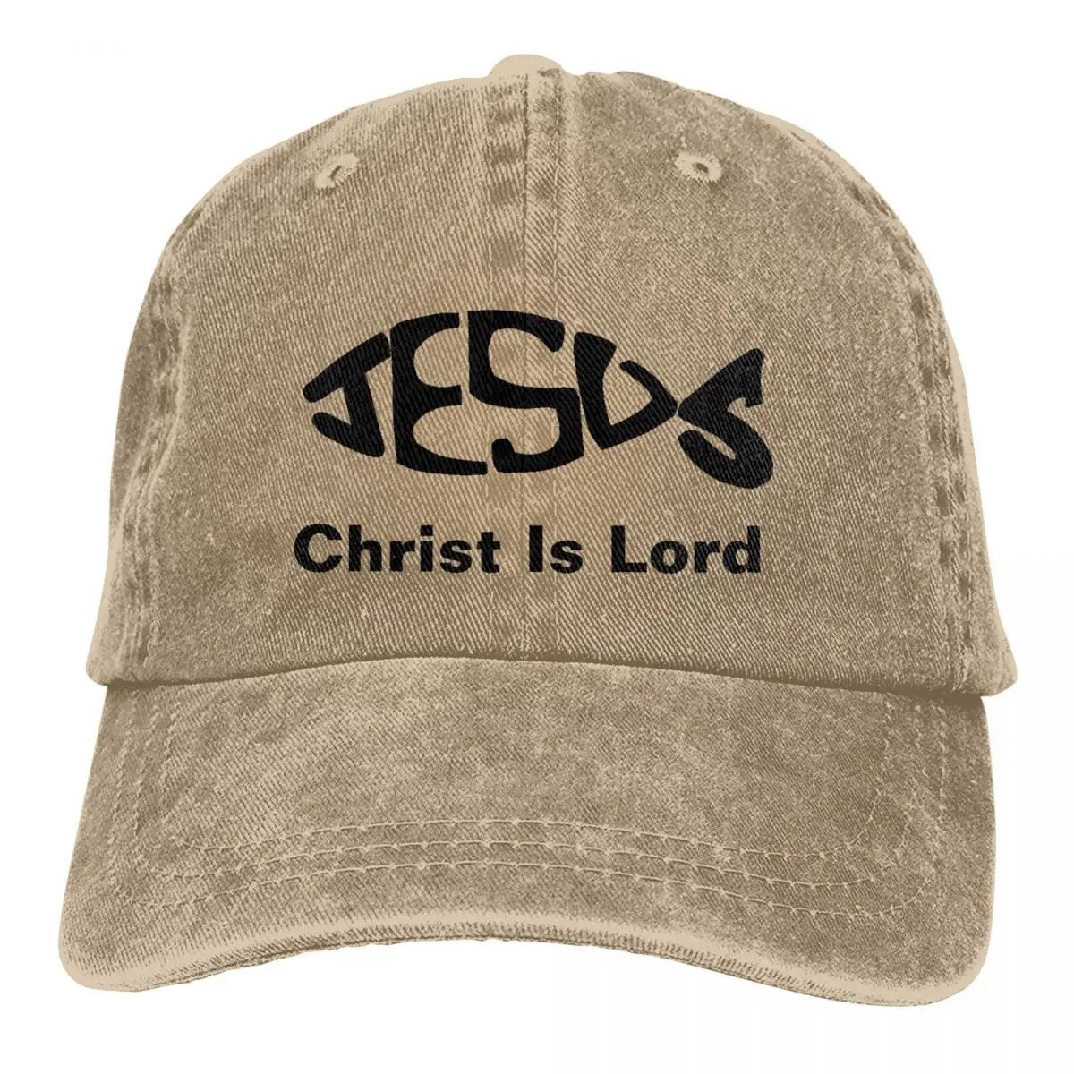Baseball-Cap-Jesus-Fish-Christ-Is-Lord-Outfit-Men-Women-Casual ...