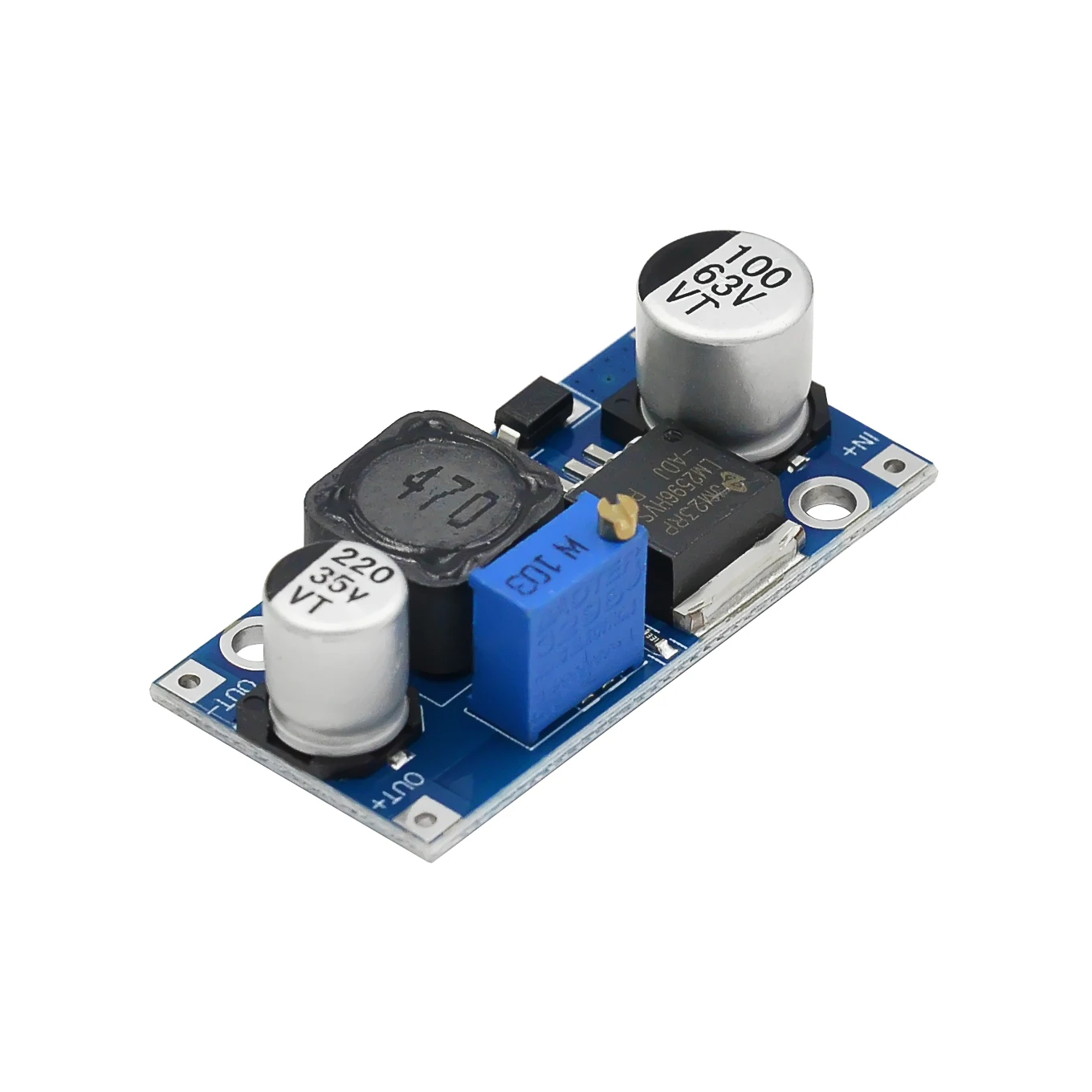 48V Adjustable Step-down module DC-DC LM2596HVS 4.5-50V Input Electric Vehicle Stabilized ...