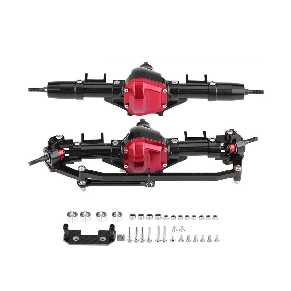 Metal-Front-and-Rear-Axle-with-Servo-Mount-Base-for-1-10-RC-Crawler-Car ...