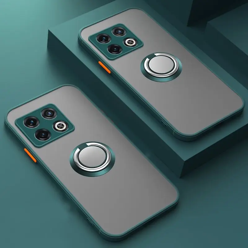 For OnePlus 11 Case Hard PC With Ring Magnetic Protective Back Cover ...