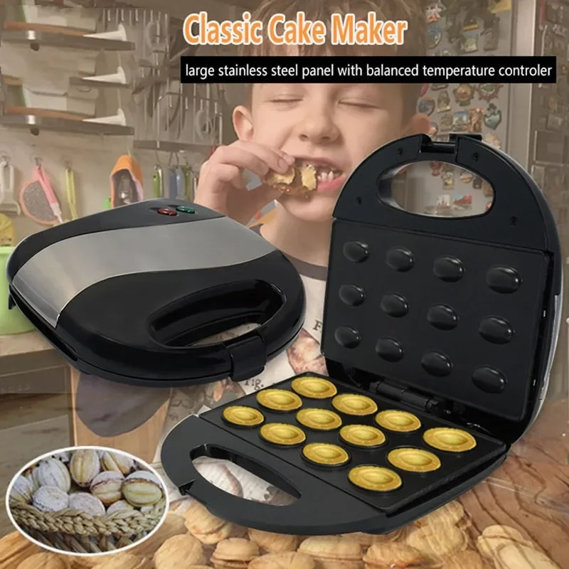 Electric-Nut-Cake-Maker-Automatic-Nonstick-Nut-Cookie-Machine-Toaster ...