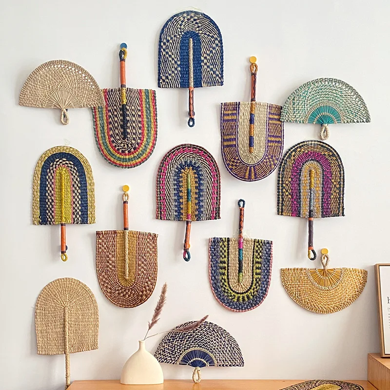 Scandinavian-Hand-woven-Fan-shaped-Wall-Hanging-Home-Decor-Wall-Hanging ...