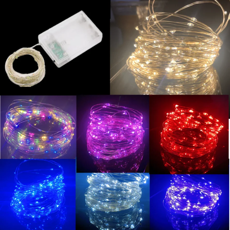 1M-2M-3M-5M-30M-Copper-Wire-LED-String-Lights-Holiday-Lighting-Fairy ...