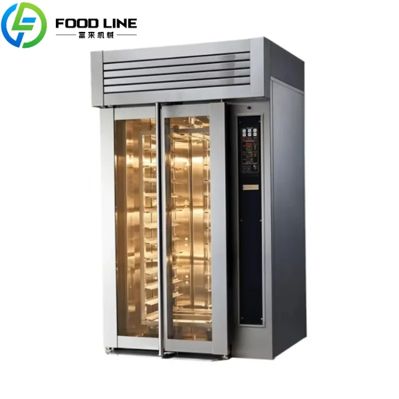 New 12-Tray Commercial Bakery Rotary Rack Oven Electric Big Rotating ...