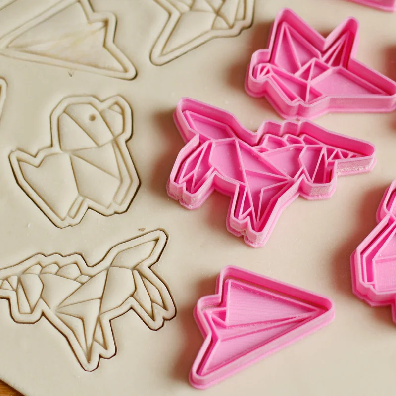 Creative-Paper-Crane-Baking-Mold-Origami-Paper-Airplane-Unicorn-Paper ...