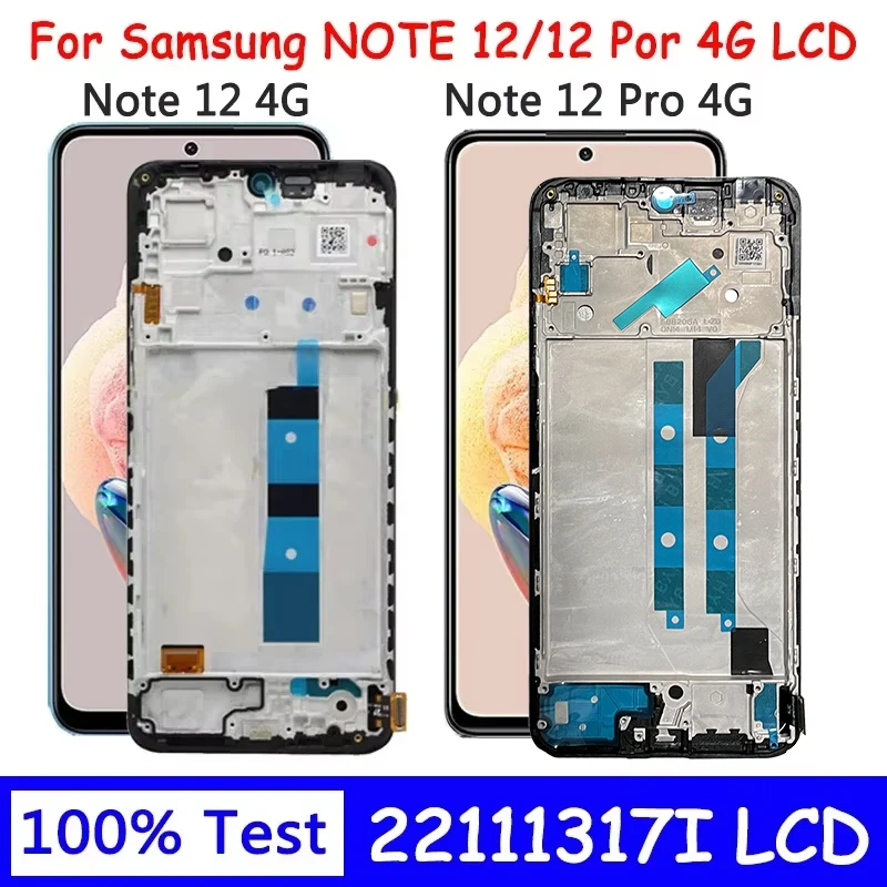 Test-for-Xiaomi-Redmi-Note-12-4G-lcd-23021RAAE-display-screen-digitizer ...