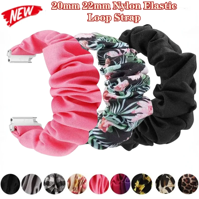 20mm-22mm-Nylon-Elastic-Loop-Strap-for-Samsung-Galaxy-Watch-6-5-4-40mm ...