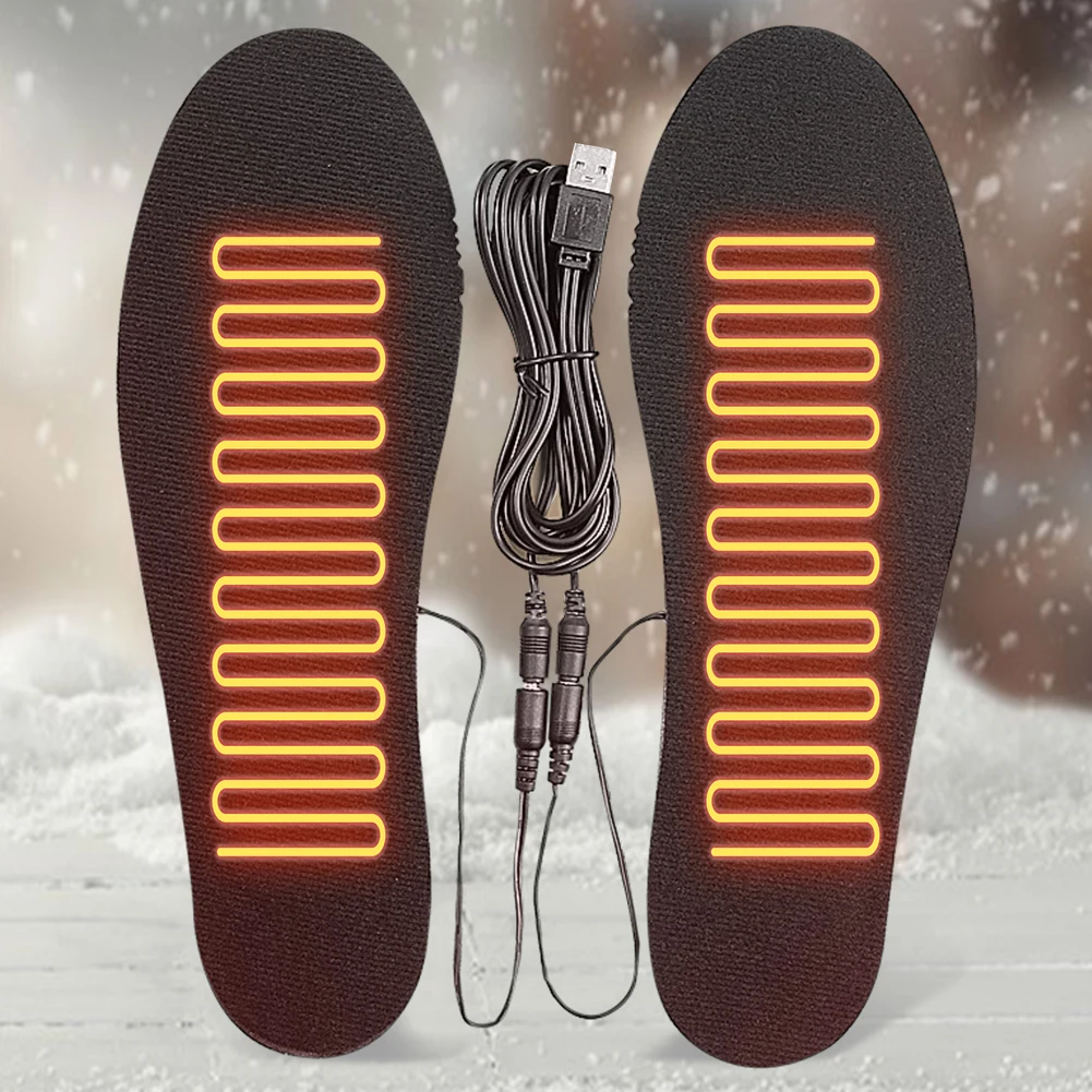 USB-Heated-Shoe-Insoles-Electric-Heated-Shoes-Pad-Washable-Rechargeable ...