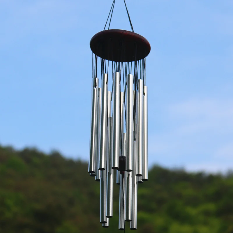 Wind Chimes Outdoor Large Deep Tone Hanging Ornament Garden Home ...