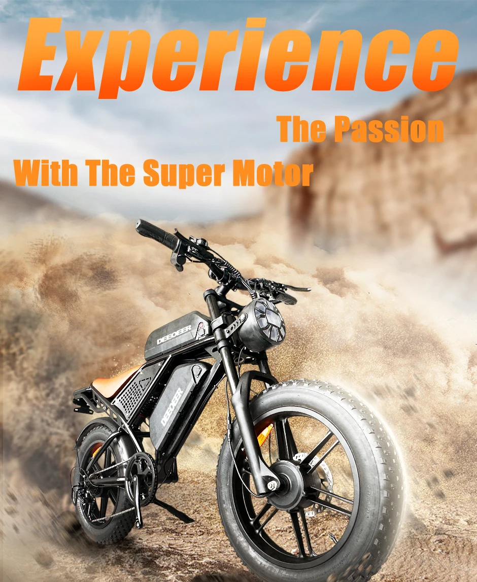 Deepower S8 3500W Dual Motor E-Bike – 48V 60Ah Fat Tire Electric Bike ...