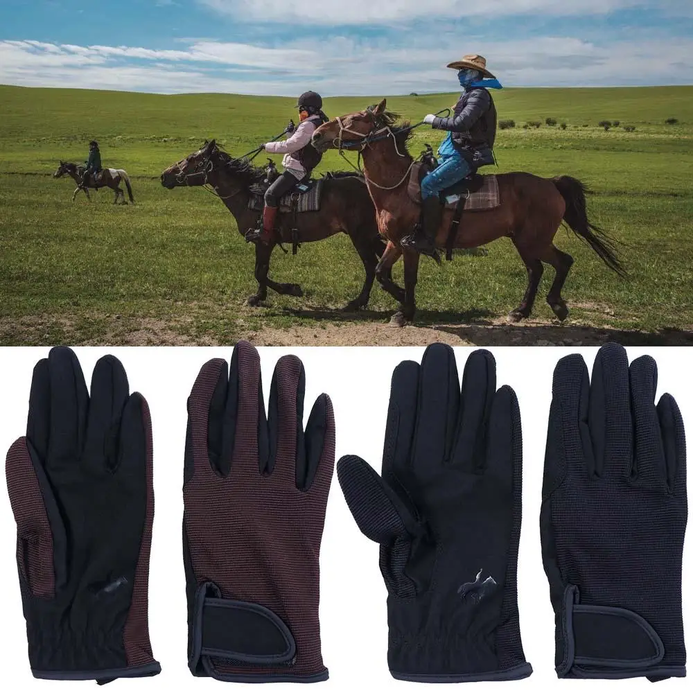 Riding-Gloves-Equestrian-Hands-Accessory-Baseball-Gloves-Sports-Touch ...