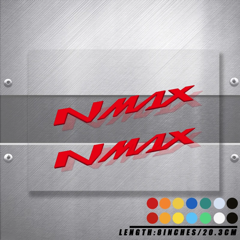 Motorcycle-Stickers-Badge-3D-Decals-N-MAX-Reflective-LogoTank-Mblem ...
