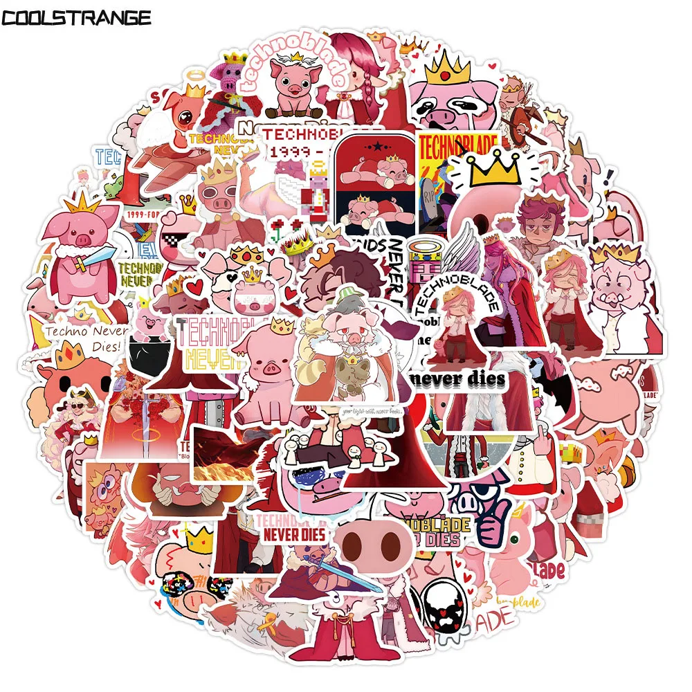 10-30-50Pcs-Cartoon-Technoblade-Hot-Game-Graffiti-Stickers-For-Computer ...