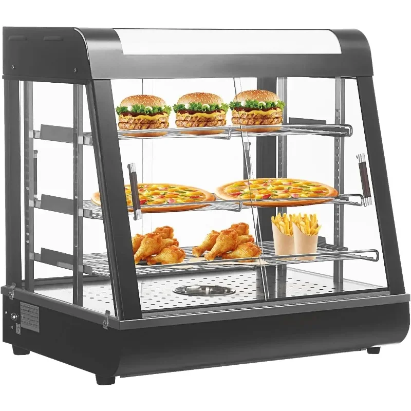 Commercial Buffet Restaurant 3 Tier Food Showcase 26'' Food Warmer ...