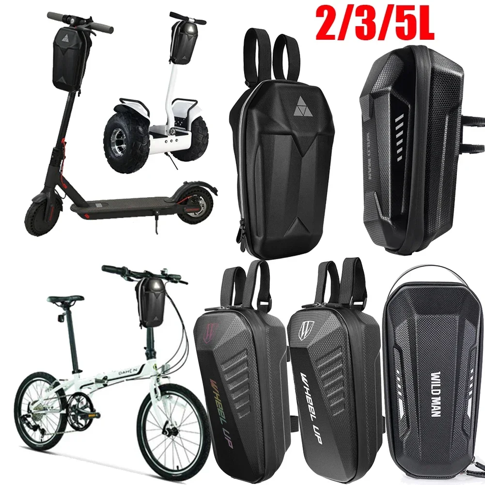 Electric Scooter Storage Bag 2L/3L Handlebar Mounted Organizer Hard ...