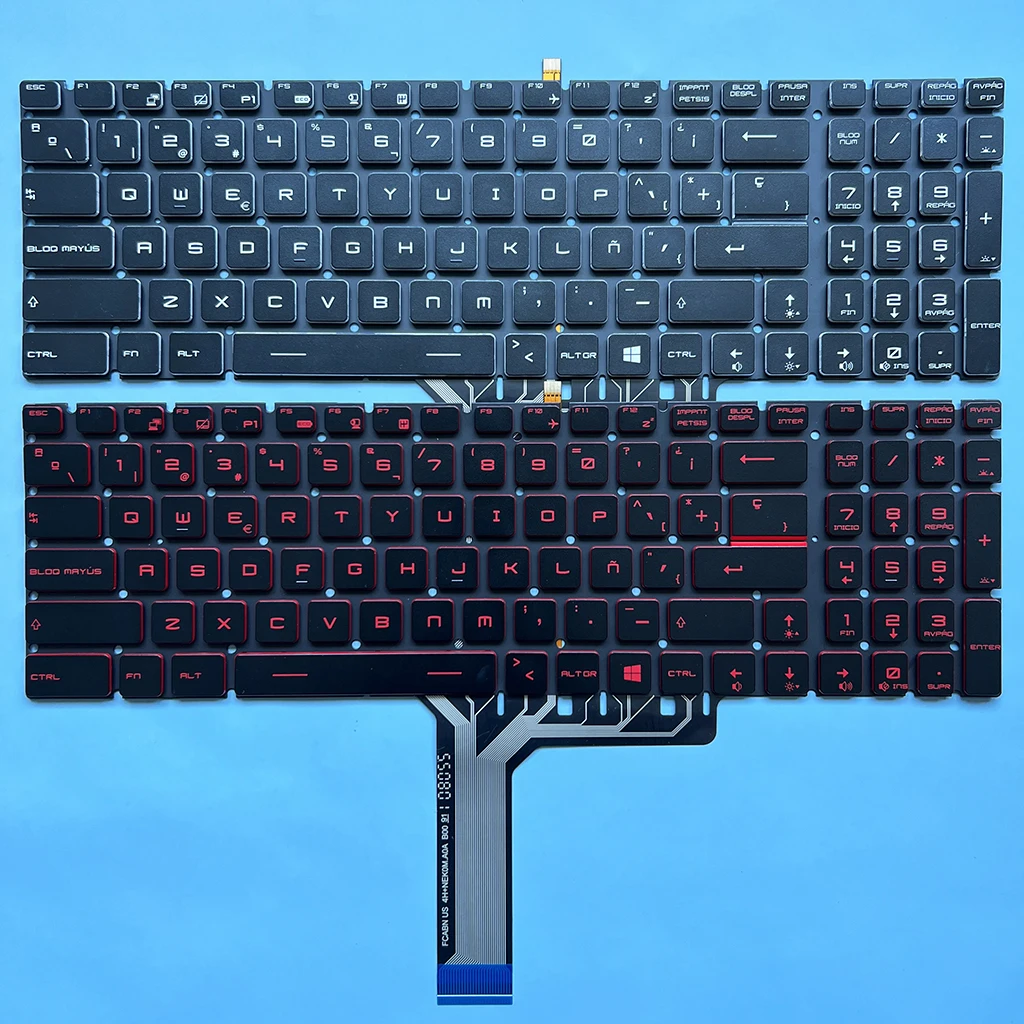 Teclado-retroiluminado-espa-ol-GE62-para-MSI-GT62-GT72-GE62-GE72-GS60 ...