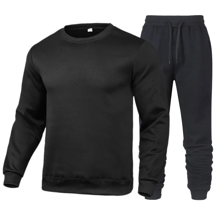 Men-s-Fleece-Tracksuit-Spring-Autumn-Casual-Hoodies-Pants-Set-Sports ...