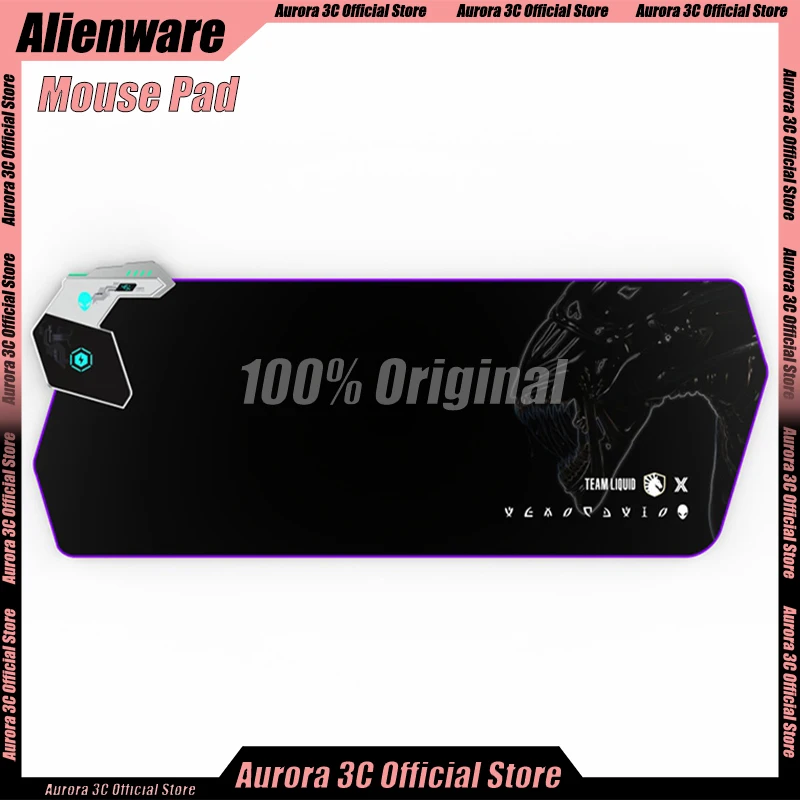 Alienware-Mouse-Pad-With-Wireless-Charging-Rgb-Light-Table-Mat-45w-Fast ...