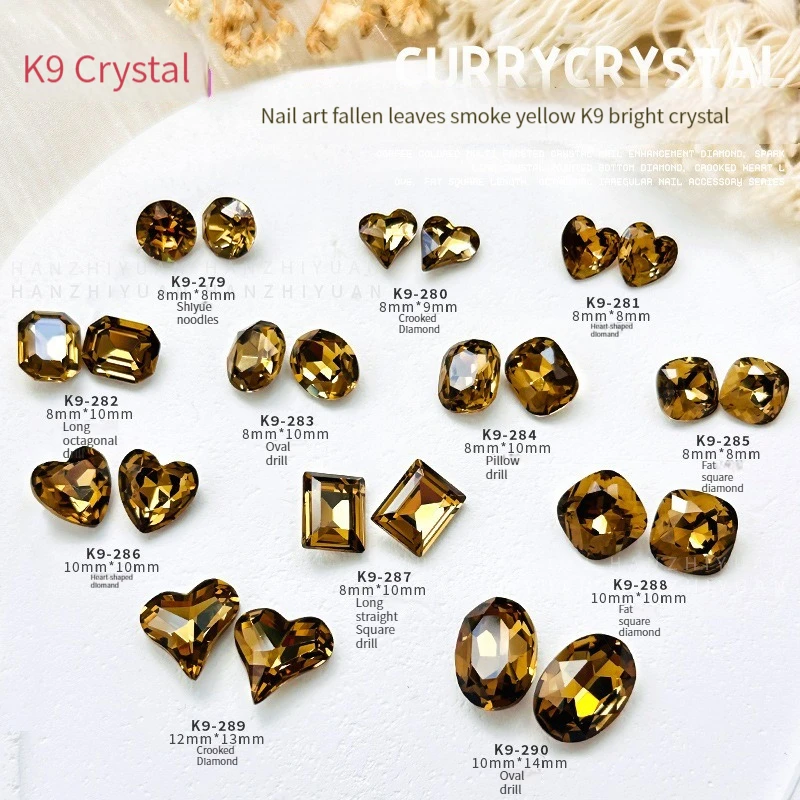 Crystals-Smoke-Yellow-Rhinestones-Sharp-Bottom-Big-Diamond-Peach-Heart ...