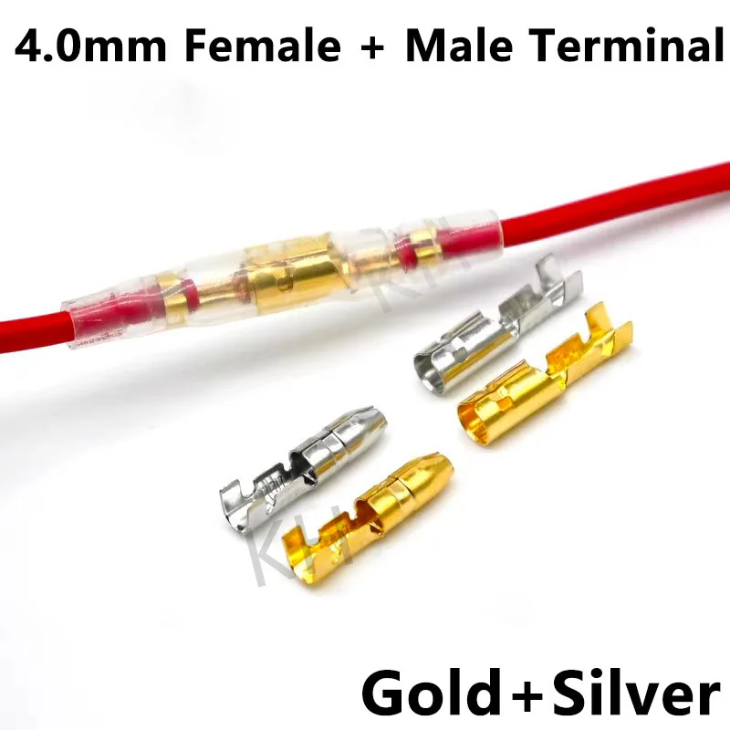 25-50-100sets-4-0-bullet-Crimp-terminal-car-electrical-wire-connector ...