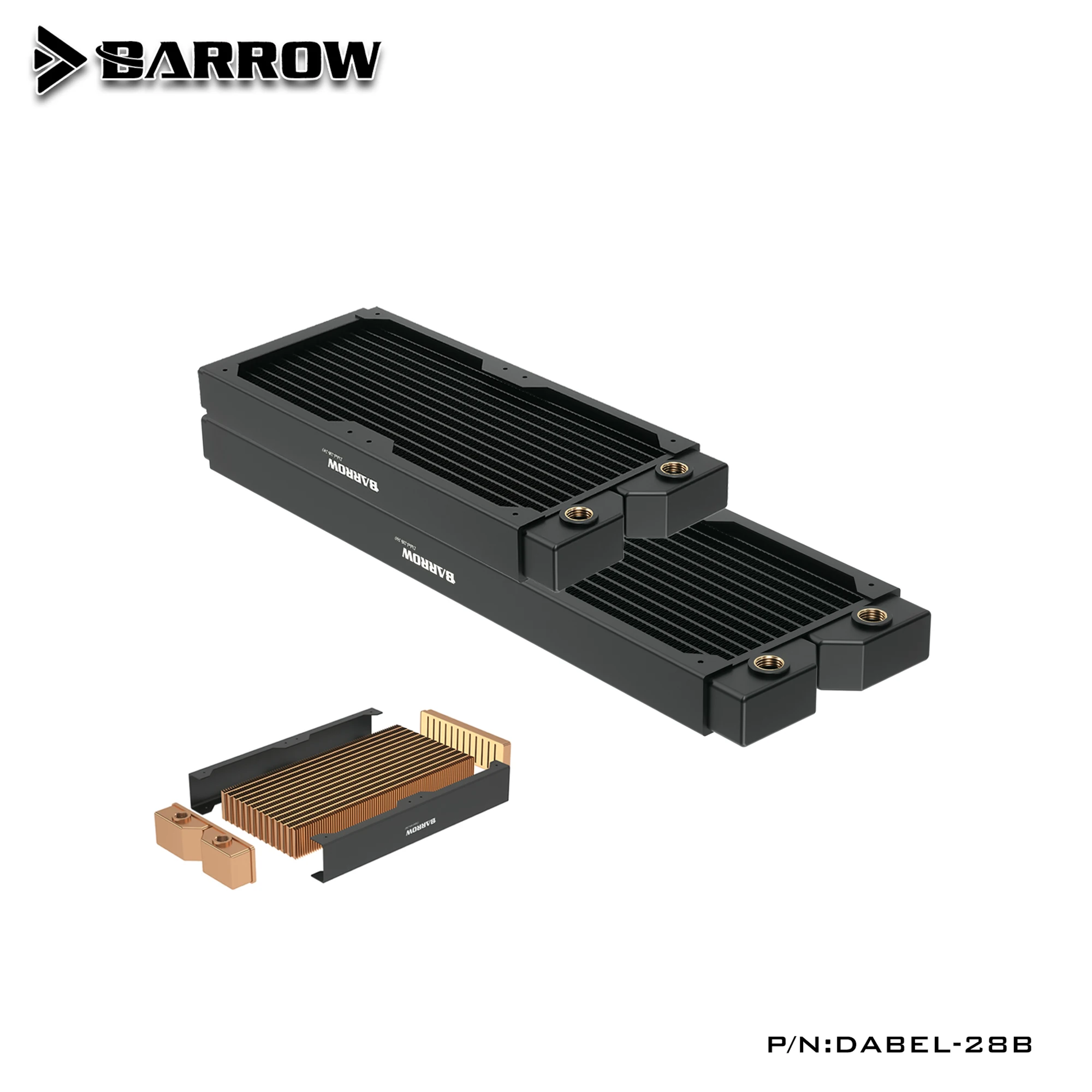 Barrow-Dabel-28b-240-360-240MM-360MM-Copper-Brass-G1-4-Radiator-For ...