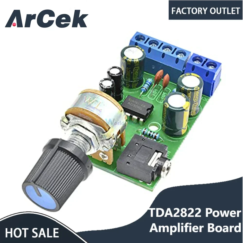 TDA2822-TDA2822M-Mini-2-0-Channel-2-1W-Stereo-Audio-Power-Amplifier ...