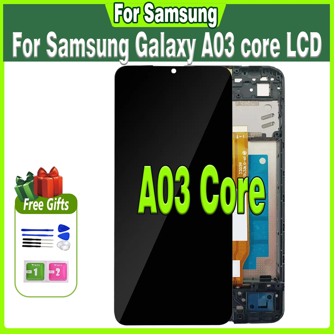 100-Tested-6-5-LCD-For-SAMSUNG-Galaxy-A03-Core-A032-LCD-SM-A032F-SM ...