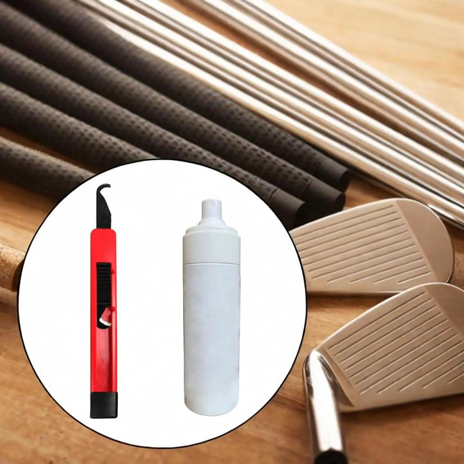 Golf Club Grip Kit Grips Removal DIY Double Sided Tape Club Grip Repair ...