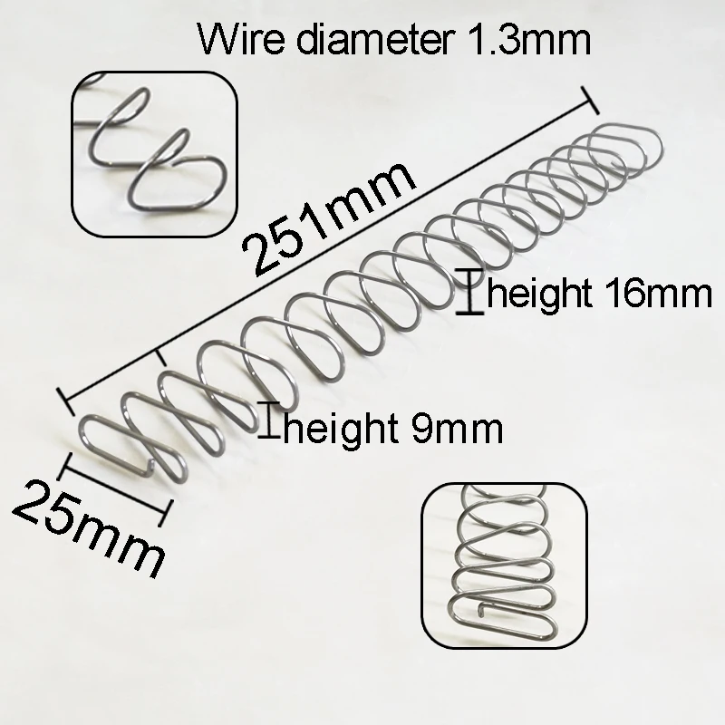 Oblate-Spring-Stainless-Steel-Square-Coil-Base-Pad-Extra-Power ...