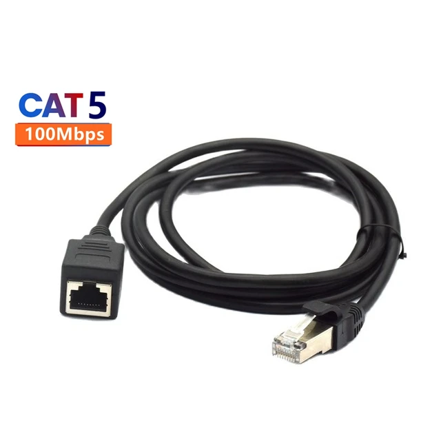 CAT 8 8P8C FTP STP UTP RJ45 Cable Male To Female High Speed Cat5 Cat 6e ...