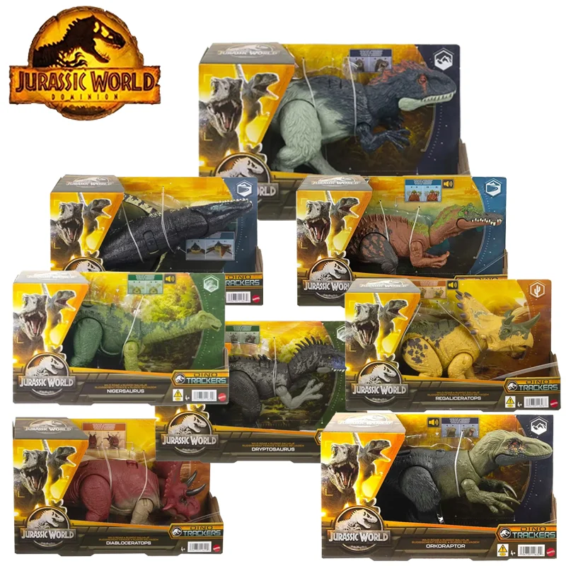 Mattel-Jurassic-World-Dino-Tracker-Series-Wild-Roar-Dinosaur-Model ...